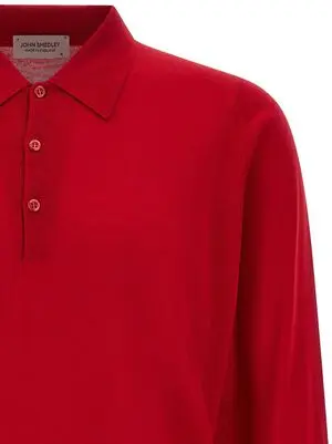 John Smedley Dorset Long-sleeve Polo Shirt