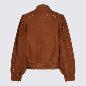 Farm Rio Studded Puff-sleeve Jacket