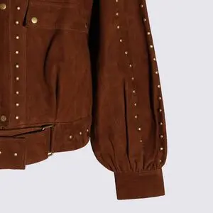 Farm Rio Studded Puff-sleeve Jacket