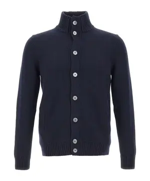 GRAN SASSO High-neck Cardigan