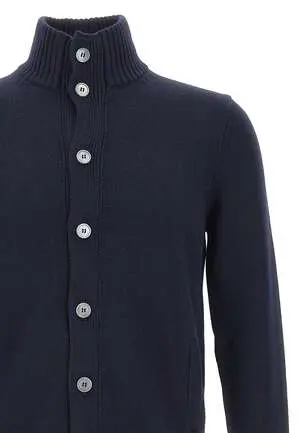 GRAN SASSO High-neck Cardigan