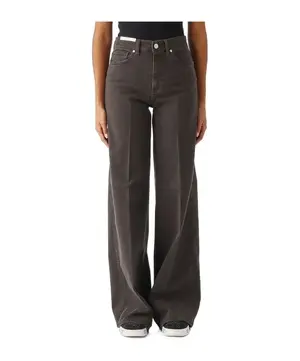 PT TORINO Cyndi High-rise Wide-leg Pants