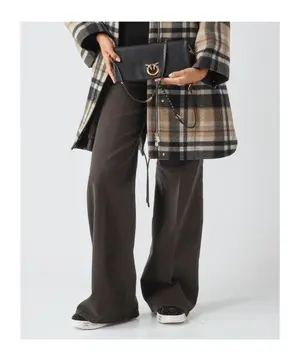 PT TORINO Cyndi High-rise Wide-leg Pants