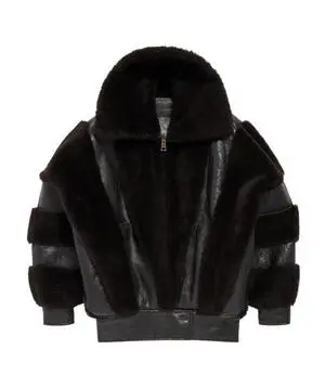 Balenciaga High Collar Jacket - Brown