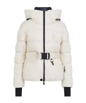 Moncler Bouquetin Belted Hooded Ski Jacket