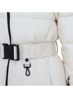 Moncler Bouquetin Belted Hooded Ski Jacket