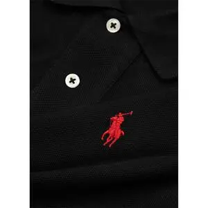 Polo Ralph Lauren Beaded Cotton Short-sleeve Polo Shirt