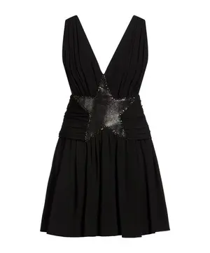 Saint Laurent Short Dresses - Black
