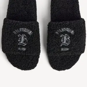 Balenciaga Furry Open Mule
