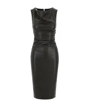 Patrizia Pepe Draped Midi Dress