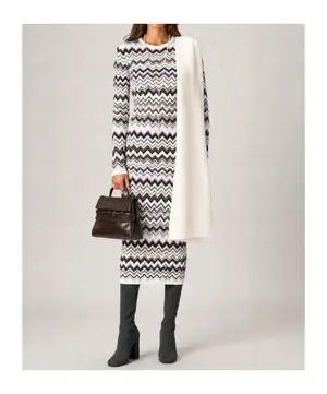Missoni Long Zigzag Knitted Dress