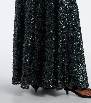 Christopher Esber Sequined Halterneck Gown
