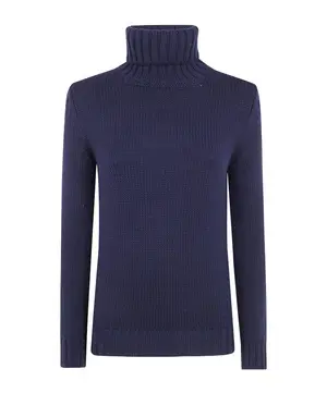 BASERANGE Base Ribbed Turtleneck Knitted Sweater