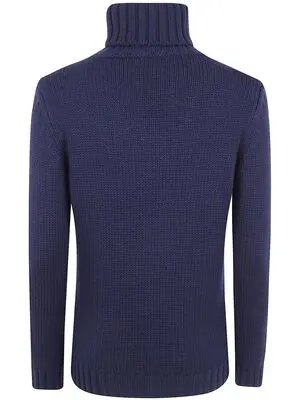 BASERANGE Base Ribbed Turtleneck Knitted Sweater