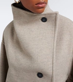 JOSEPH Isaia Wool-blend Peacoat