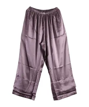 BASERANGE Elastic-waist Casual Trousers - Gray