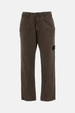 Stone Island Terra Effect Corduroy Pants - Multicolor
