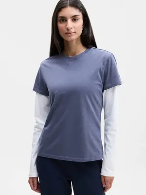 Athleta Favorite Cotton Classic Tee - Sail