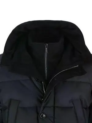 MOORER Quilted Hooded Coat