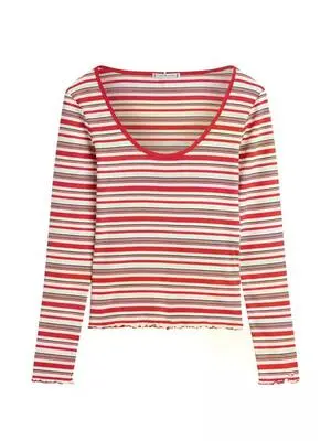 Tommy Hilfiger Striped Scoop-neck T-shirt