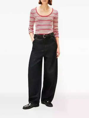 Tommy Hilfiger Striped Scoop-neck T-shirt