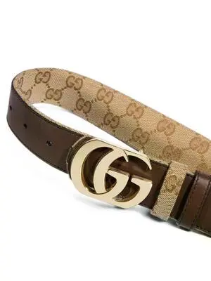 Gucci Cut Gg Marmont Reversible Belt