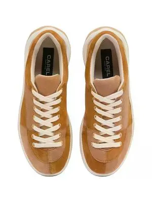CAREL Jane Panelled Suede Sneakers