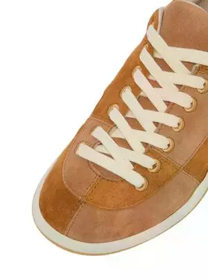 CAREL Jane Panelled Suede Sneakers