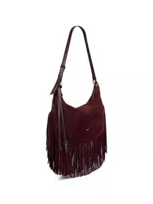 Ba&sh Fringes Suede Shoulder Bag