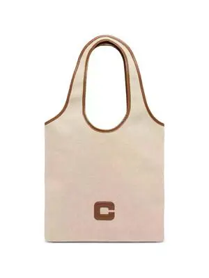 CAREL Alesia Leather-trim Tote Bag - Neutrals