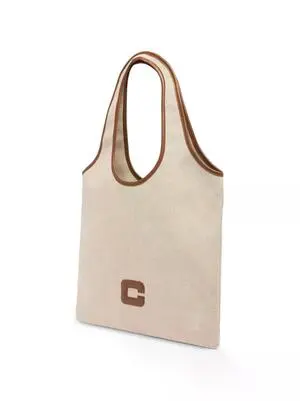 CAREL Alesia Leather-trim Tote Bag