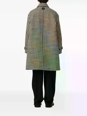 AMI Paris Houndstooth Wool Coat