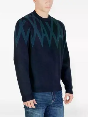 Armani Exchange Logo-intarsia Sweater