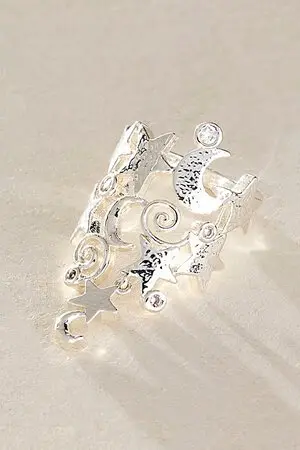 Free People Startment Star Ring - Silver