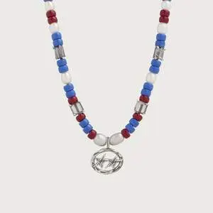 TWOJEYS Mediterranean Beaded Superstar Necklace - Multi