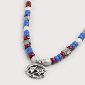 TWOJEYS Mediterranean Beaded Superstar Necklace