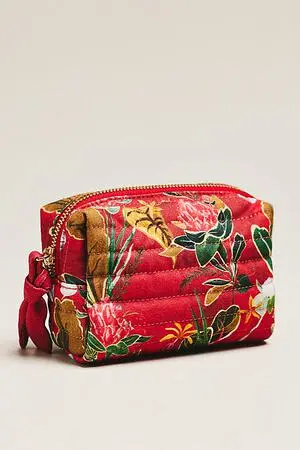 Farm Rio Pated Small Cosmetic Bag - Red Pattern
