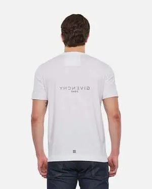 Givenchy Slim Fit White Logo T-shirt