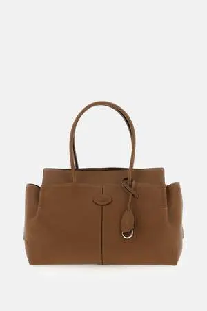 TOD'S Medium Leather Shopping Bag - Multicolor