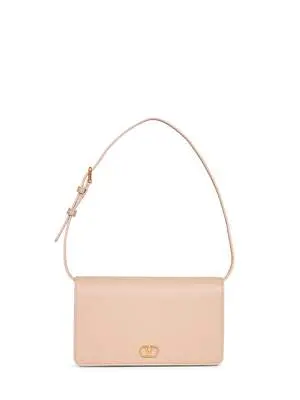 Valentino Garavani Rose Sand Vlogo Signature Mini Shoulder Bag - Multicolor