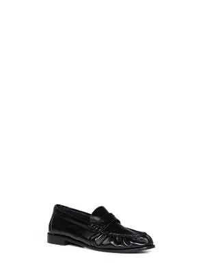Saint Laurent Black Smooth Leather Le Loafer Soft Loafers