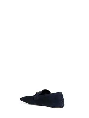 Gucci Blue Ragazzo Suede Loafers