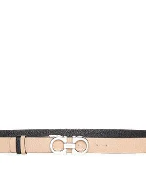 FERRAGAMO Reversible And Adjustable Gancini Belt