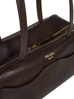 Prada Borse Cocoa Carry Satchel Bag