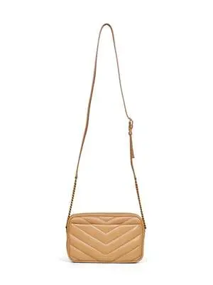 Saint Laurent Natural Tan Loulou Camera Bag