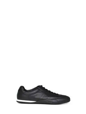 Gucci Black Shift Low-top Leather Sneakers