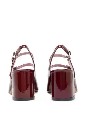 CAREL Banana Patent Leather Slingback Pumps