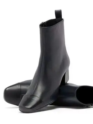 CAREL Estime Two-tone Leather Ankle Boots
