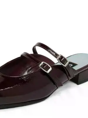 CAREL Pomme Patent Leather Mules
