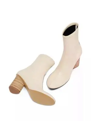 CAREL Lucia Stretch-leather Ankle Boots